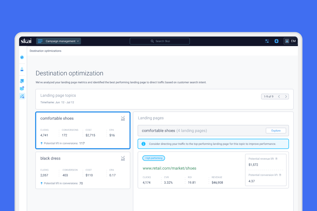Destination Optimization - Skai