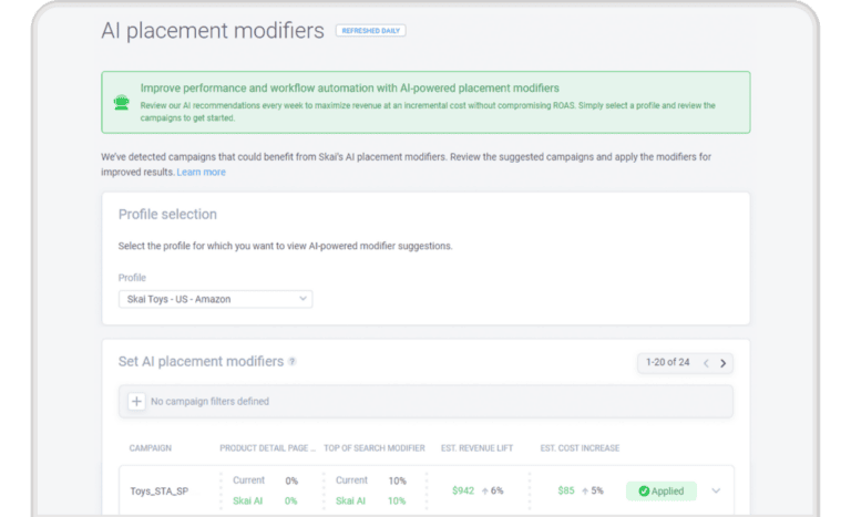 AI Placement Modifiers - Skai